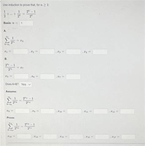 Solved Use Induction To Prove That For N≥1