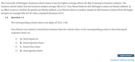 Solved Hypothesis Testing Of Single Population Mean And