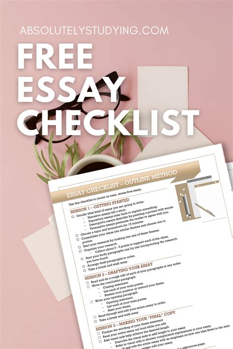 Essay Writing Checklist Printable Pdf Essay Simple Essay College Essay