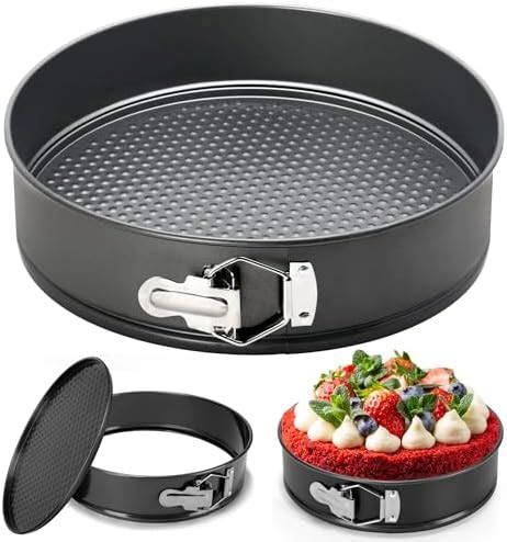 Gzmaisulee Springform Cake Pan Stainless Steel Round 10 Inch Non Stick