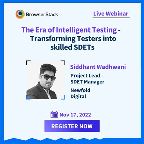 browserstack on linkedin webinar the era of intelligent testing transforming testers into…