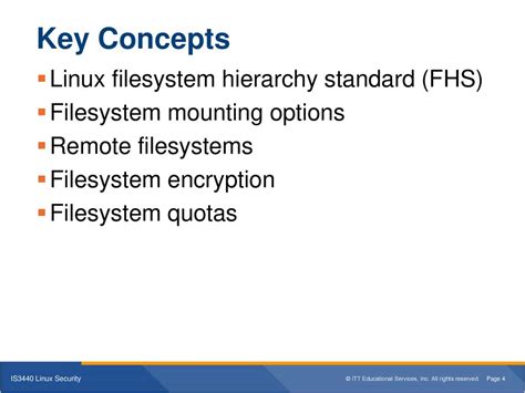 is3440 linux security unit 4 securing the linux filesystem ppt download