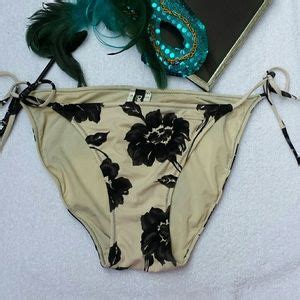 Dkny Swim Dkny Floral Print Bikini Bottom Size Small Poshmark