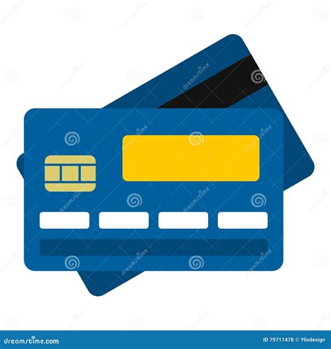 Credit Card Icon Flat Style Stock Vector Illustration Of Date Metal