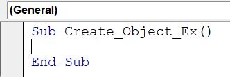 Vba Createobject Syntax Examples How To Use In Excel
