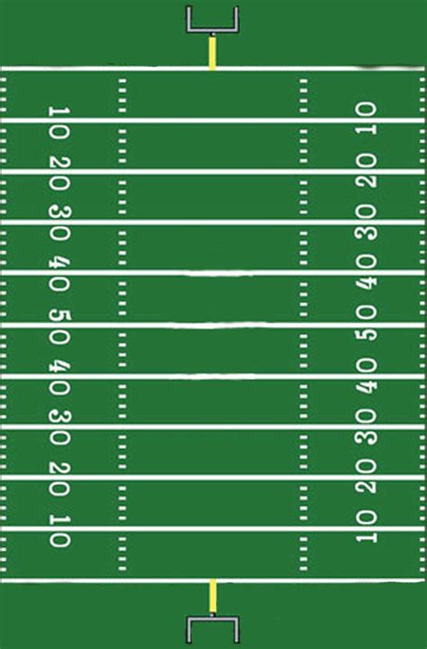 Football Field Template Printable Richs Den Football Intended For Blank Football Field