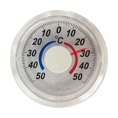 Aitoco Transparent Window Thermograph Analog Thermograph Outdoor Window