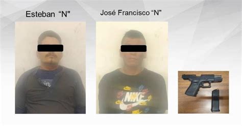 Detiene policía Morelos a dos sujetos que portaban un arma y droga en