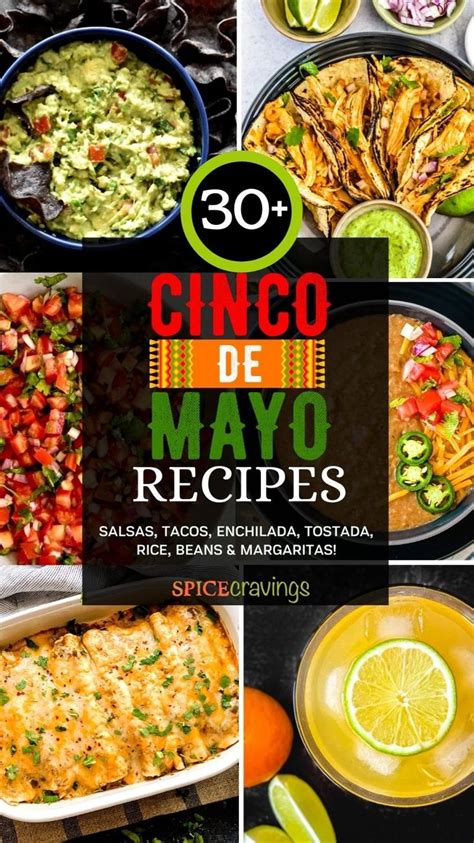 30 Cinco De Mayo Recipes Mexican Food Recipes Cinco De Mayo Food