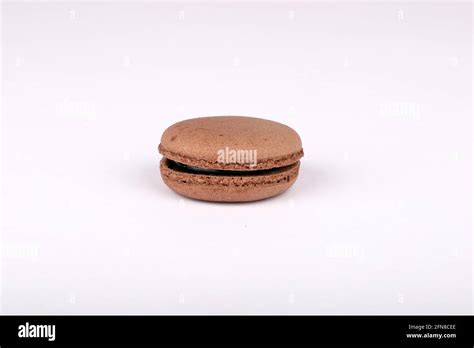 Colorful Macarons Isolated On White Background Stock Photo Alamy