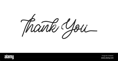Thank You Card Hand Drawn Positive Quote Modern Brush Calligraphy
