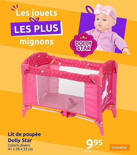 Promo Lit De Poupee Dolly Star Chez Action Icataloguefr