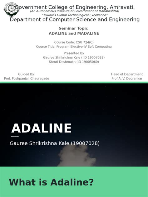 Adaline Madaline Pdf Artificial Neural Network Artificial