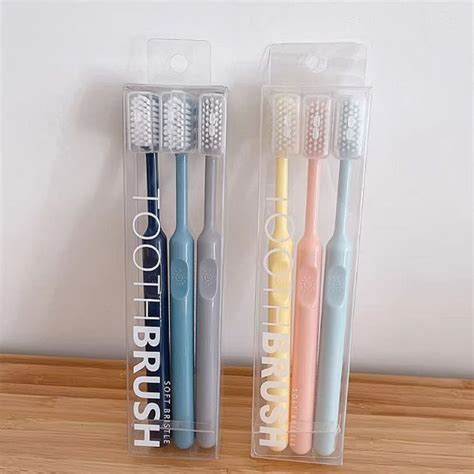 작은 헤드 칫솔 세트 3입 부드러운 극세모 미세모 홈플러스 택배배송