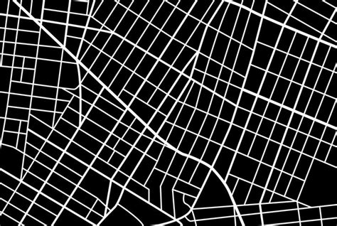 New York City Map Black And White City Map With Lines New York City