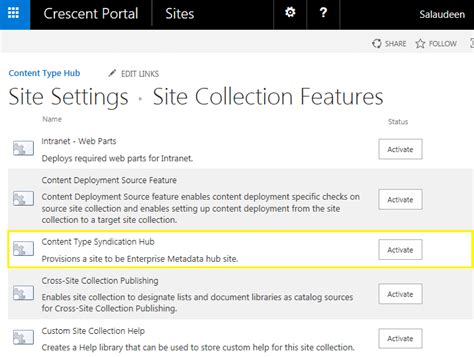 Create Content Type Hub In Sharepoint Server Sharepoint Diary