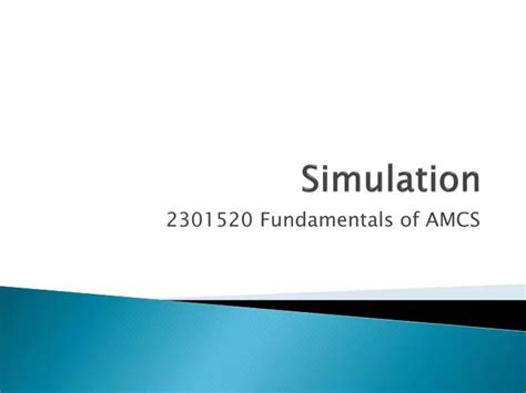 Ppt Simulation Powerpoint Presentation Free Download Id3841533
