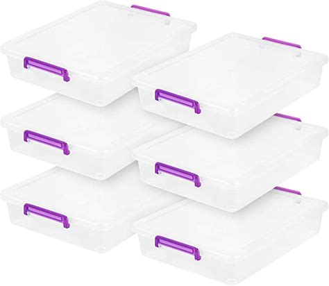 Amazonsmile Iris Usa Mlb 360 Large Modular Latching Box Purple Handle