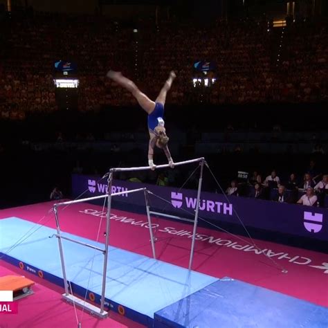 Eli Seitz On The Uneven Bars Gymnastics Antalya Is Another Elisabeth Seitz Speciality On