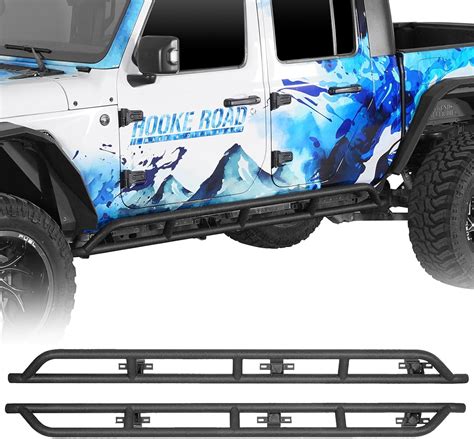 Hooke Road Gladiator Rock Sliders Side Rail Steps Rocker