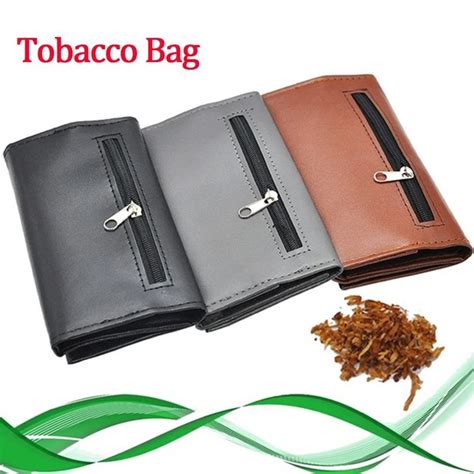 Cigarette Accessories Smoking Pouch Case Tobacco Bag Pu Leather Cigar