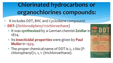 Examples Of Important Insecticide Groups Youtube