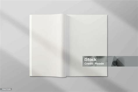 현실적인 빈 빈 A4 A5 전단지 소책자 반접기 브로셔 전단지 책 프레젠테이션 템플릿 디자인 창과 나뭇잎 그림자 오버레이 흰색