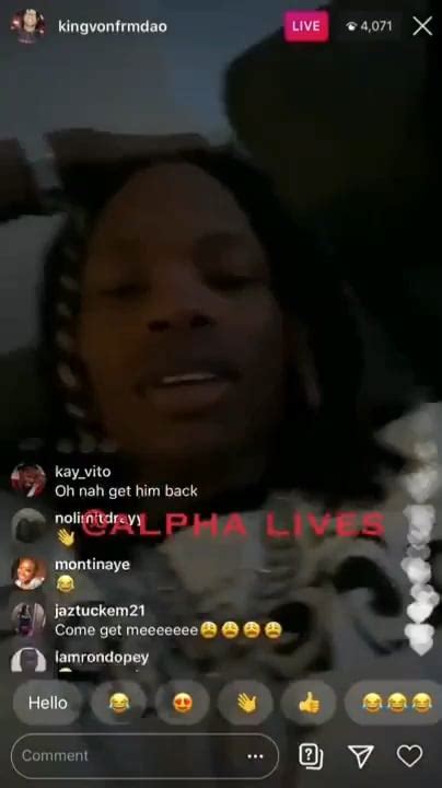 King Von And Bosstop Threatening Billy Kauck For Shooting His Oops