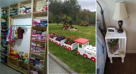 10 Creative Diy Projects Using Recycled Wooden Boxes And Crates Uk