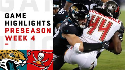 Jaguars Vs Buccaneers Highlights Nfl 2018 Preseason Week 4 Youtube