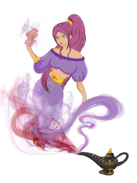 Female Genie Drawing Pics Drawing Skill
