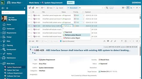 Polarion Requirements Siemens Software
