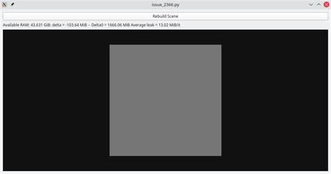 Memory Leak In Image Visual · Issue 2366 · Vispy Vispy · Github
