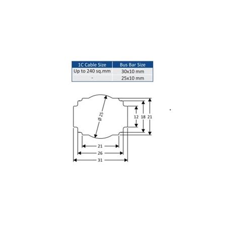 Elmex Current Transformer Coil 300 5 A