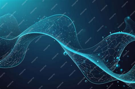 Premium Photo Molecular Abstract Structure And Genetic Engineering