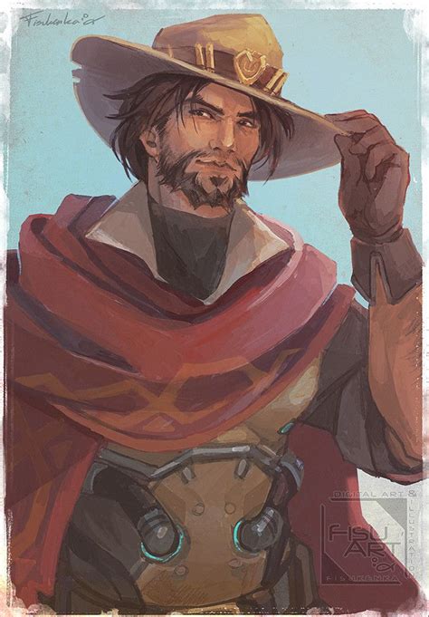 Artstation Jesse Mccree Fisu Heikkinen Overwatch Wallpapers