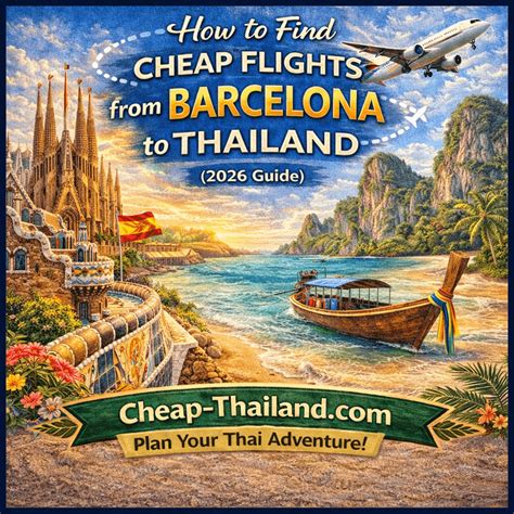 How To Find Cheap Flights From Barcelona To Thailand 2026 Guide