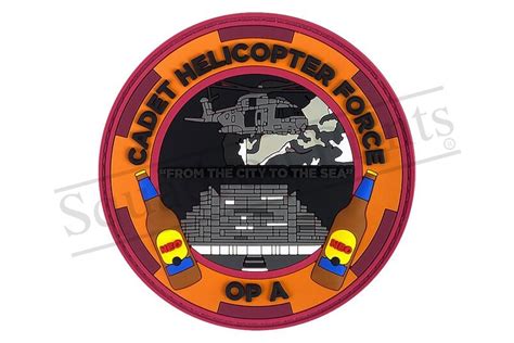 845 Naval Air Squadron Cadet Helicopter Force Pvc Patch Patches