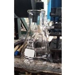 Jual Filtering Flask 1000 Ml Erlenmeyer Pipa Samping 1000 Ml Duran Shopee Indonesia