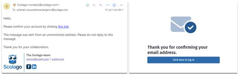 Employee Account Creation Scolago