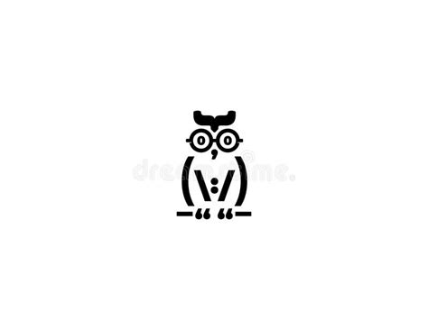 Black Owl Code Logo Stock Illustration Illustration Of Sign 312986880