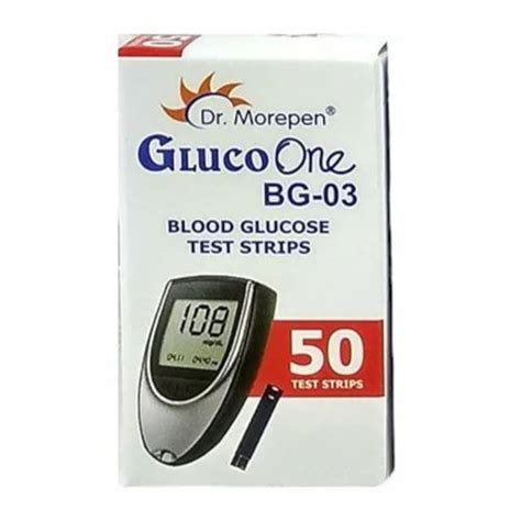 Gluco One Strip 50p Dr Morepen At ₹ 550box Khed Brahma Id