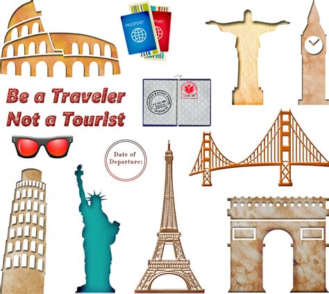 Europe Landmarks Clipart