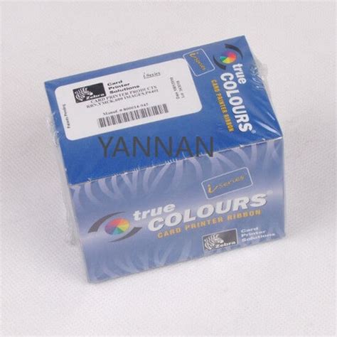 800014 945 Ymck Color Ribbon For Zebra P630i P640i Card Printer 600