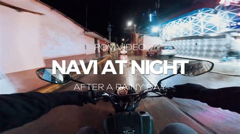Honda Navi Night Ride City Pov Youtube