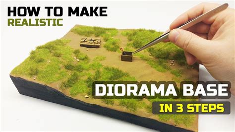 How To Make Diorama Base Tutorial For Beginners Diorama Tutorial