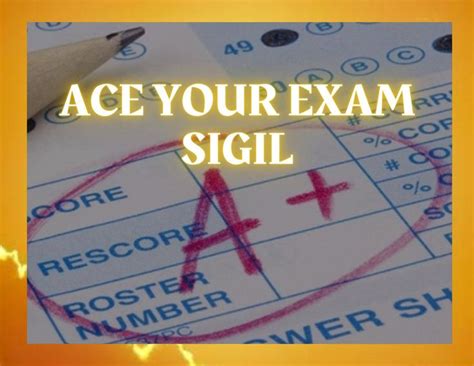 Pass Your Exam Sigil Sigil Magick Grimoire Page Etsy How To Pass