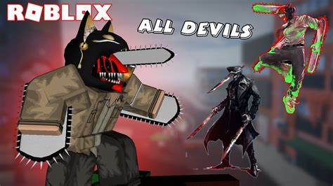 Roblox Tất cả Devils trong Chainsaw Man từ Weak đến Hybrids
