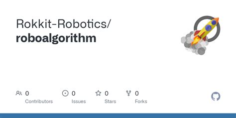 GitHub Rokkit Robotics Roboalgorithm