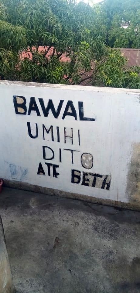 Larawan Ng Bawal Umiihi Dito